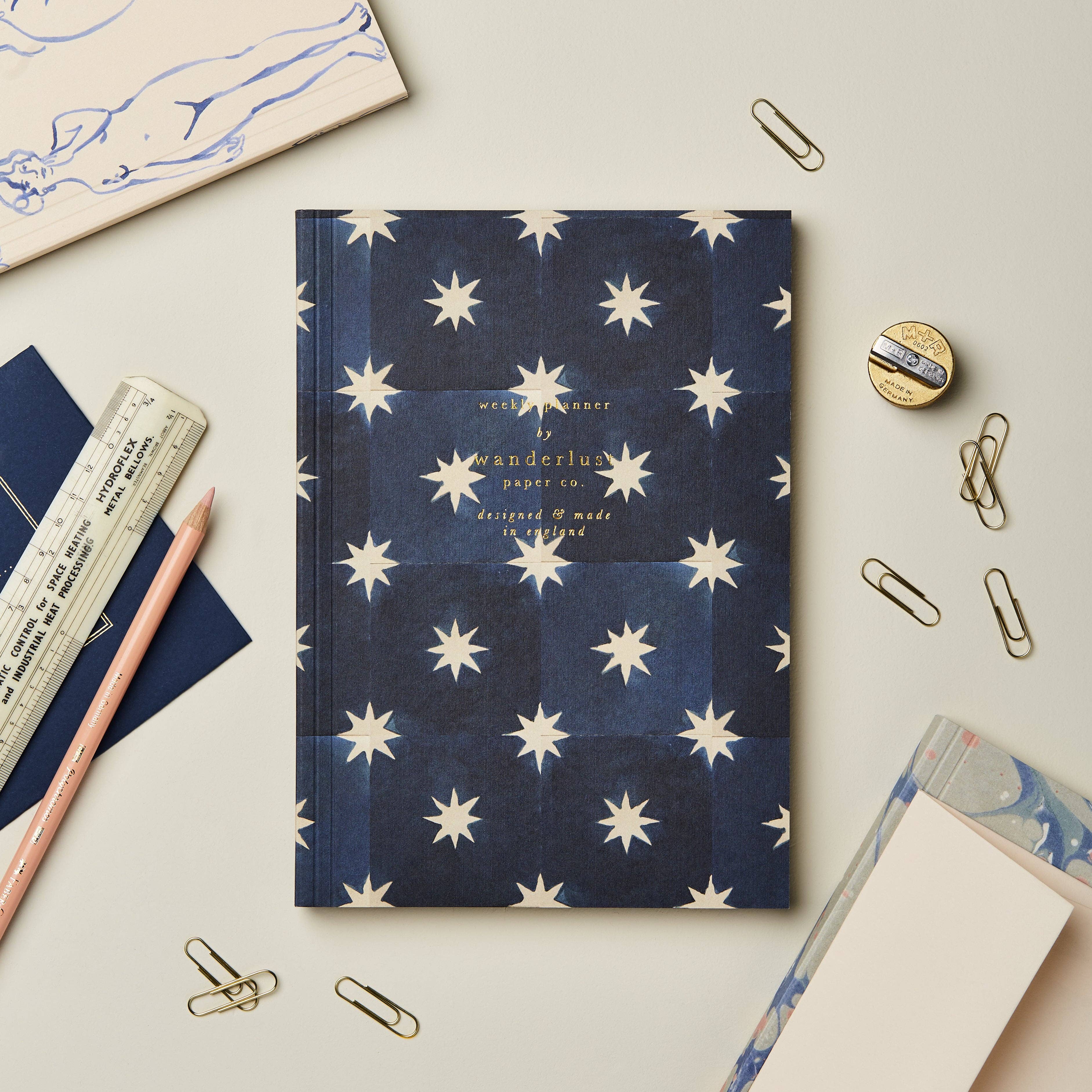 Navy Star Weekly Planner – Sugar Sugar Hawaii